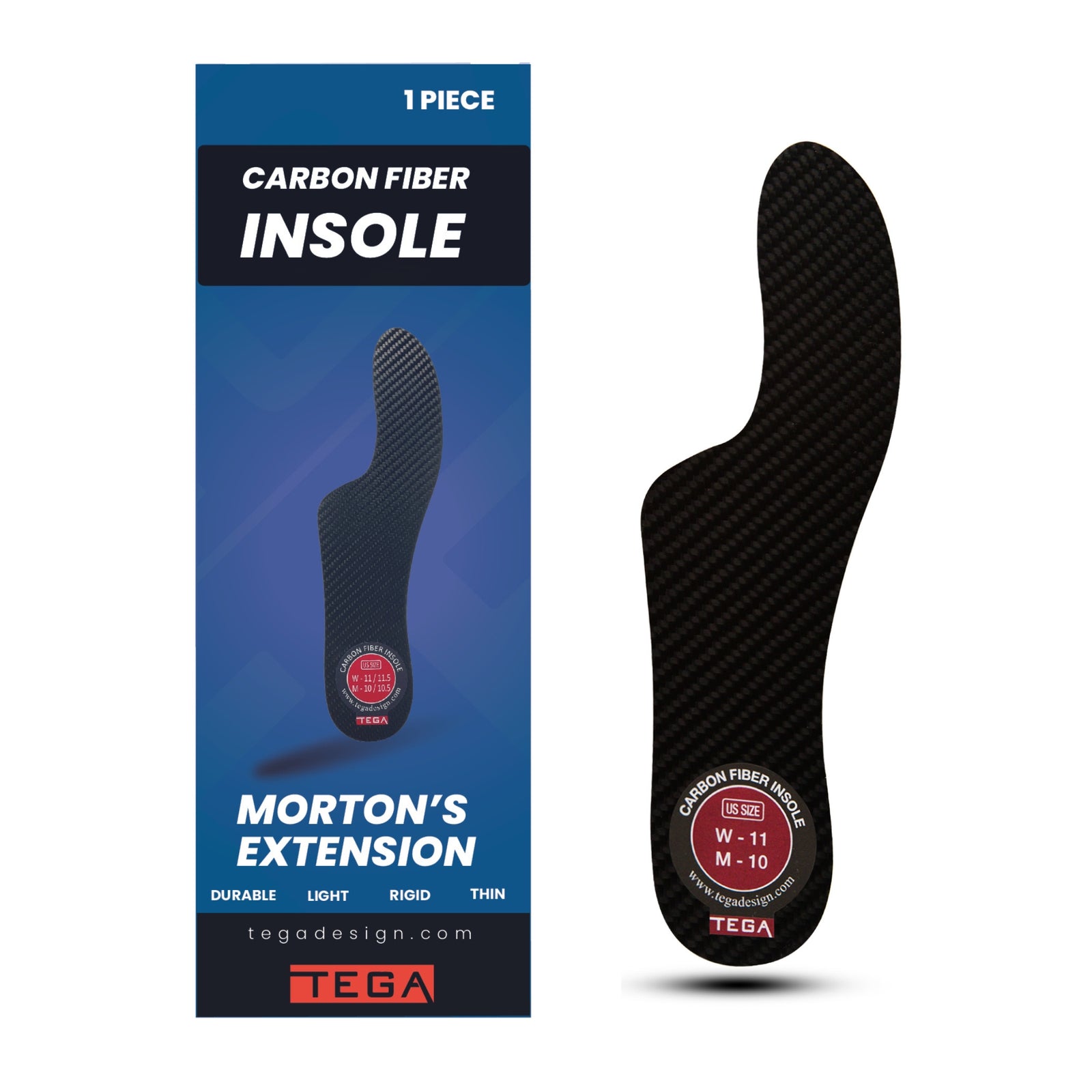 Morton's Extension Orthotic Carbon Fiber Insole – Tega Design