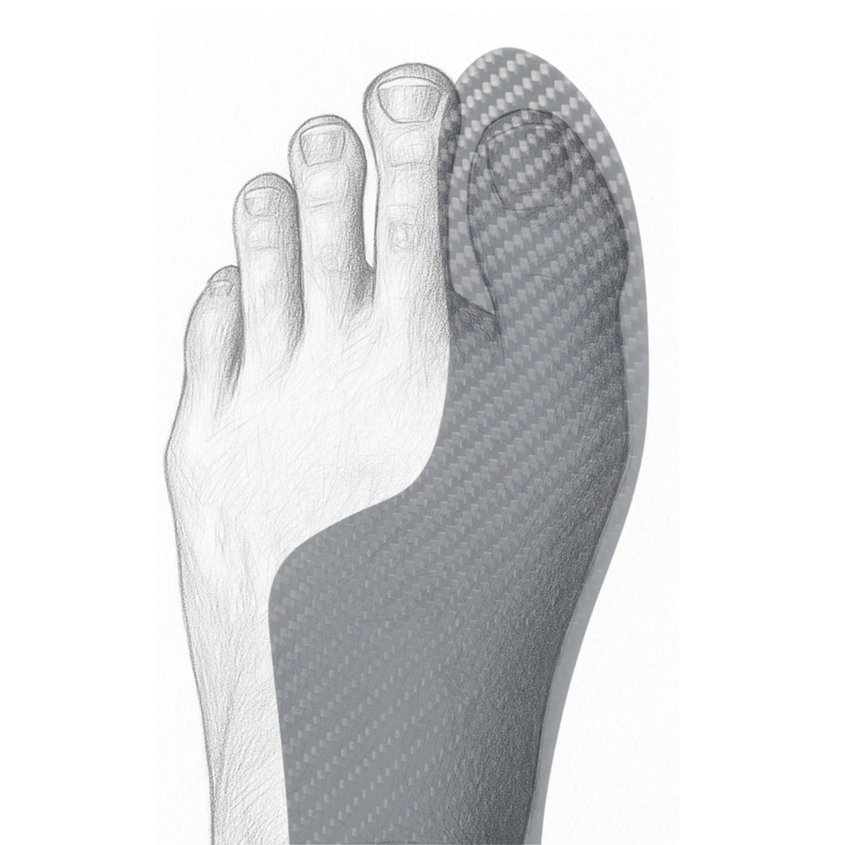 Morton’s Extension Orthotic Carbon Fiber Insole - Tega Design