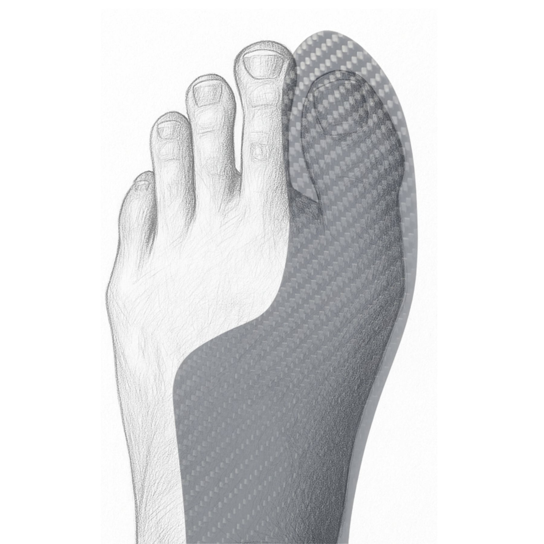 Morton’s Extension Orthotic Carbon Fiber Insole - Tega Design
