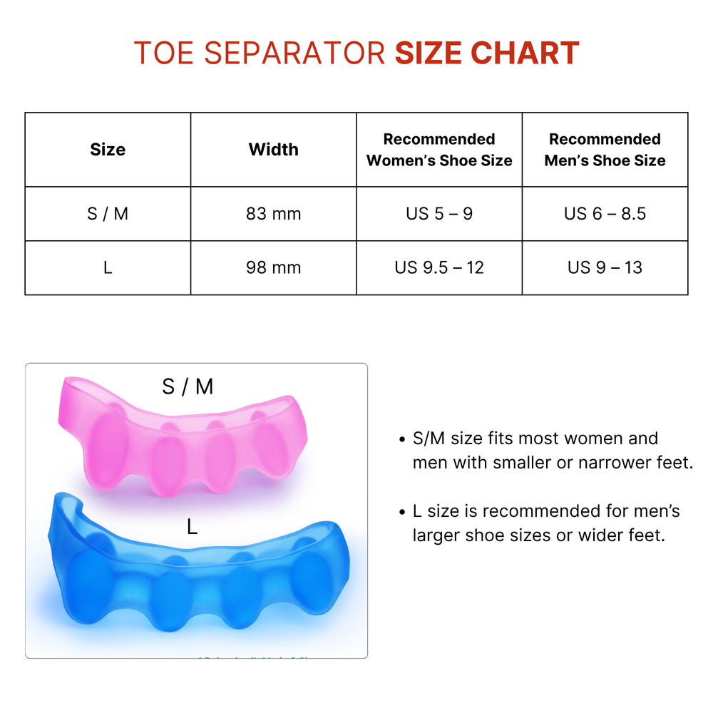 Toe Separator for Optimal Foot Alignment – Tega Design