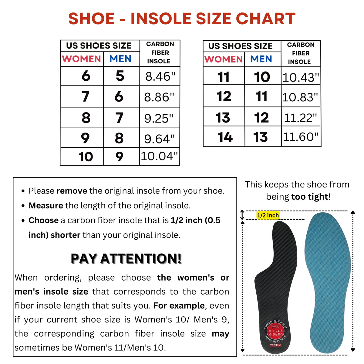 Morton's Extension Orthotic Carbon Fiber Insole – Tega Design